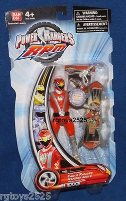 Power Rangers RPM Rapid Pursuit 5" Red Eagle Ranger New Factory Sealed ...