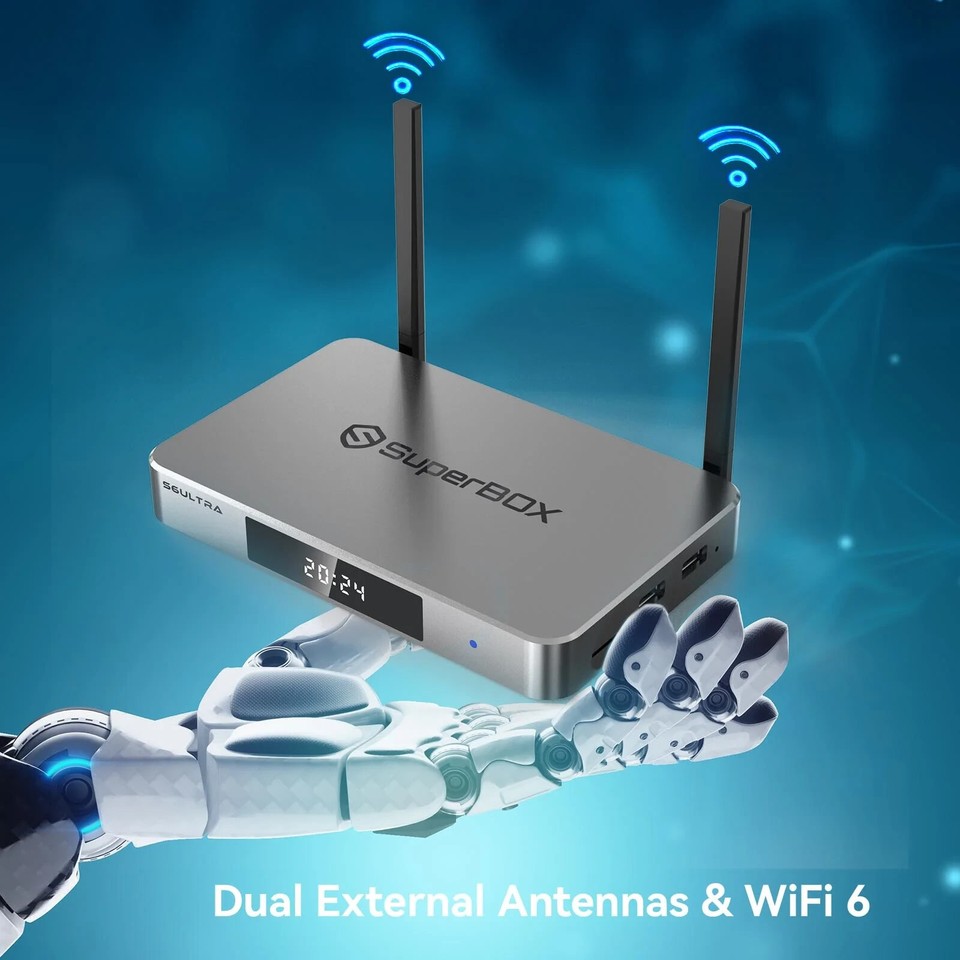 Superbox S6 ULTRA TV BOX +18 APPS No monthly fees fast shipping Plug ...