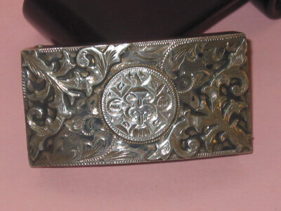 Plata De Jalisco ~ JFGM ~ Vintage Sterling Aztec Motif Belt Buckle ...