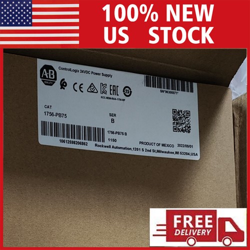 Factory Sealed 1756-PB75 SER B ControlLogix 24V DC Power Supply NEW US ...