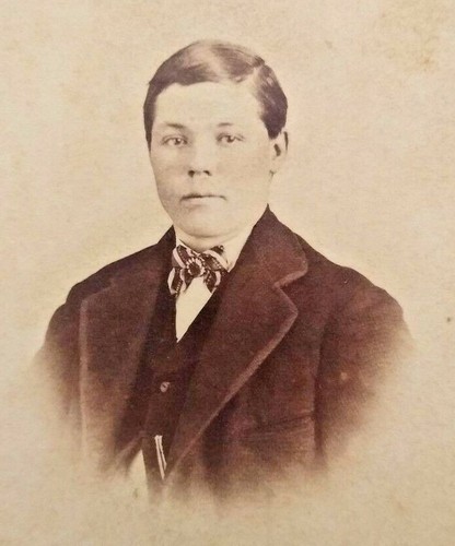 Elyria Ohio CDV Photo Young Teen Boy J.C. Potter Carte De Visite c.1880 ...