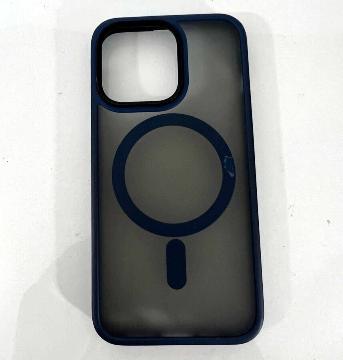 For iPhone 13 Pro Mag Safe Soft Silicone Hybrid Phone Semi-Transparent ...