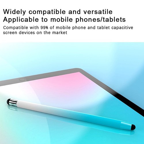 2 In 1 Stylus Pen For Cellphone Tablet Capacitive Touch Pencil Gradient ...