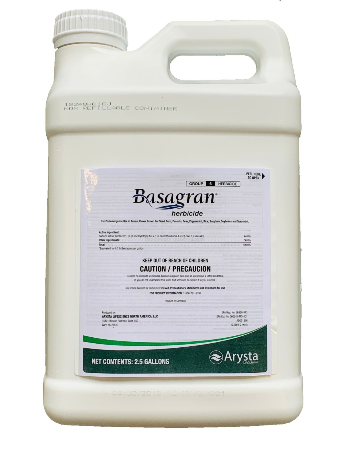 Basagran Herbicide - 2.5 Gallons (Replaces Broadloom and Bentazon 4)NO ...