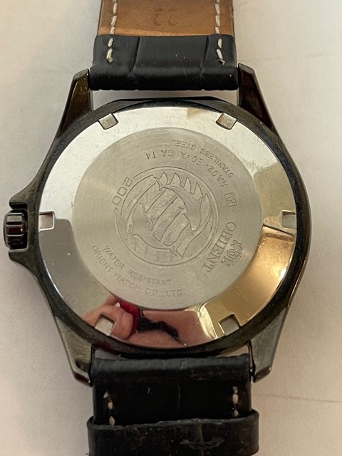 Orient 200 Meter Divers Black Dial AA02 Automatic Day-date Watch (japan ...