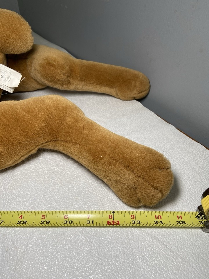Rare Vintage Fable Toy Corp 1998 Large 35” Boxer Dog Stuffed Plush ...