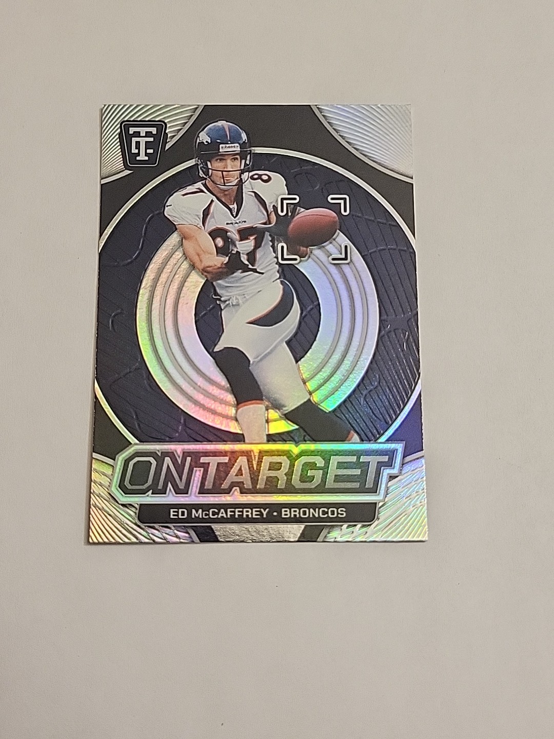 Ed McCaffrey 2024 Totally Certified #24 On Target - Mirror Platinum ...