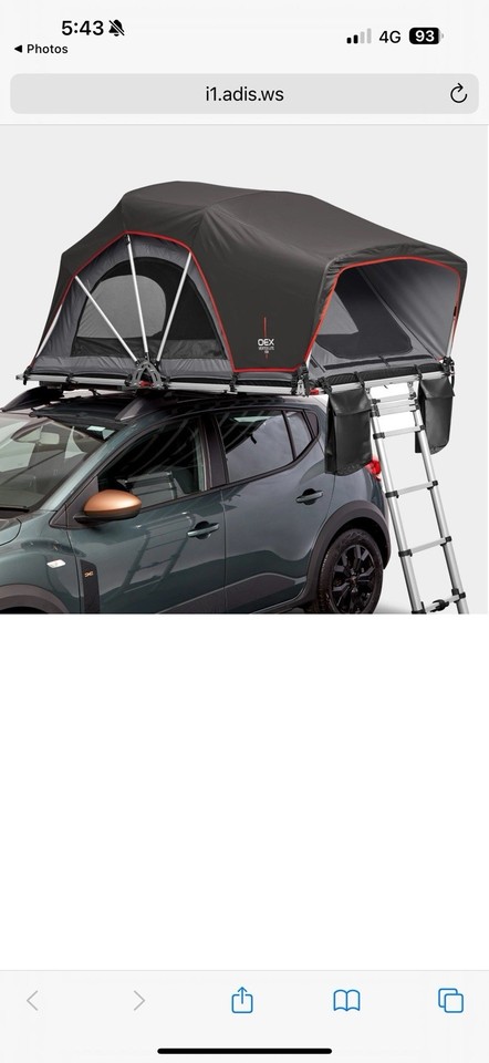 OEX Vertex Lite Roof Tent 2-Berth Quick-Pitch Fold-Out | eBay UK