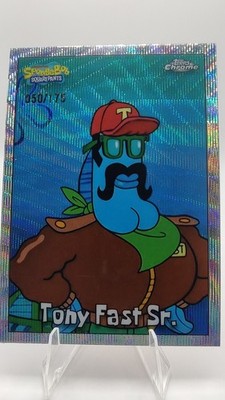 2025 Topps Chrome SpongeBob #154 Tony Fast Sr. Wave Refractor /175 | eBay