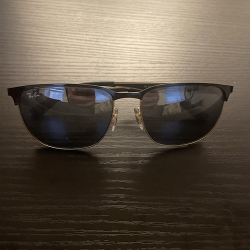 Rayban RB3569 187/88 59 17 Black Gold Mirror Sunglasses 3569 | eBay