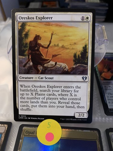 MTG Oreskos Explorer Commander Masters 0832 Regular Uncommon | eBay