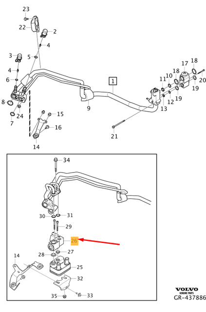 VOLVO XC60 MK2 A/C Expansion Valve 31694066 GENUINE for sale online | eBay