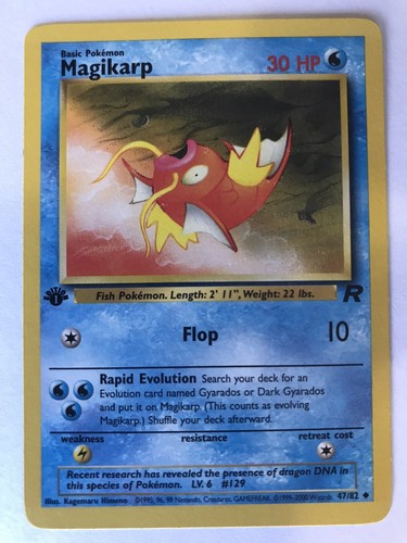 pokemon card 1st edition Magikarp 47/82 *OFFERS WELCOME* | eBay