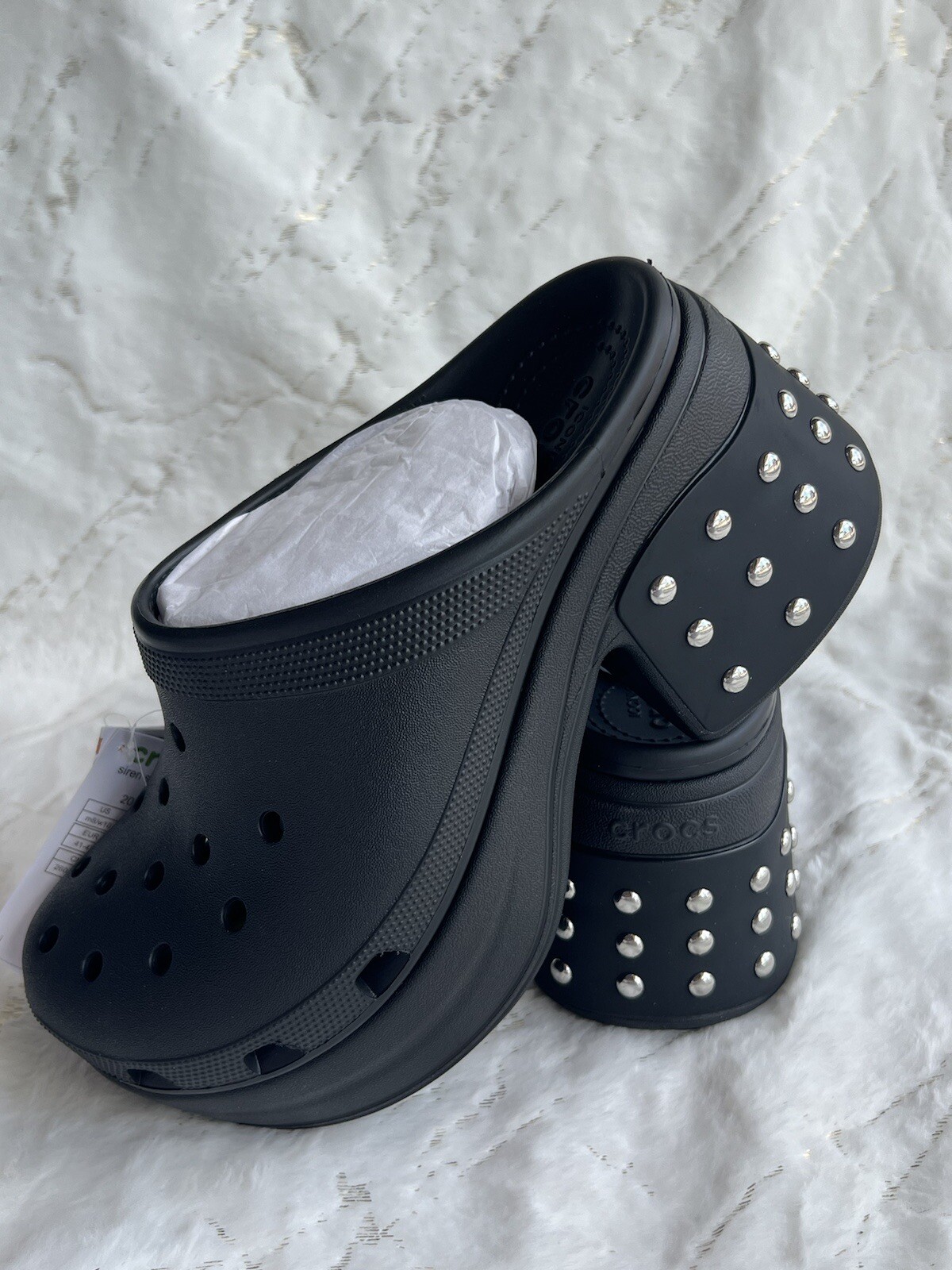Platform Crocs With Studded Women Size 10 | eBay