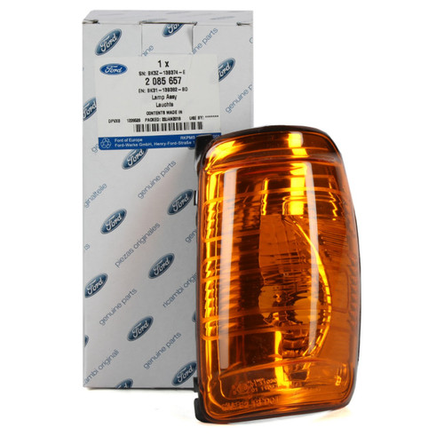 NEW FORD TRANSIT MK4 FRONT RIGHT DOOR MIRROR TURN LAMP ORANGE 2085657 ...