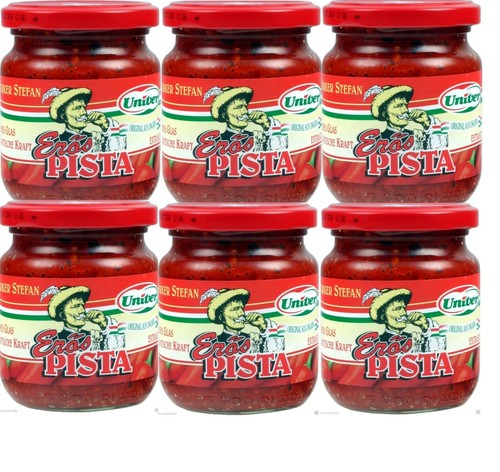 6er Pack Eros Pista, Erös Pista/Starker Stefan, ungarisches Paprikamark ...