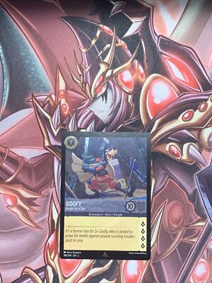 1x Goofy - Knight for a Day - 180/204 - Rare - Cold Foil NM-Mint Disney ...