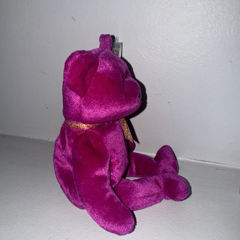 Ty Beanie Baby Millennium “Millenium” Bear (1999, Retired) with tag ...