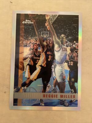 1997 Topps Chrome Refractor Reggie Miller Pacers #24 | eBay