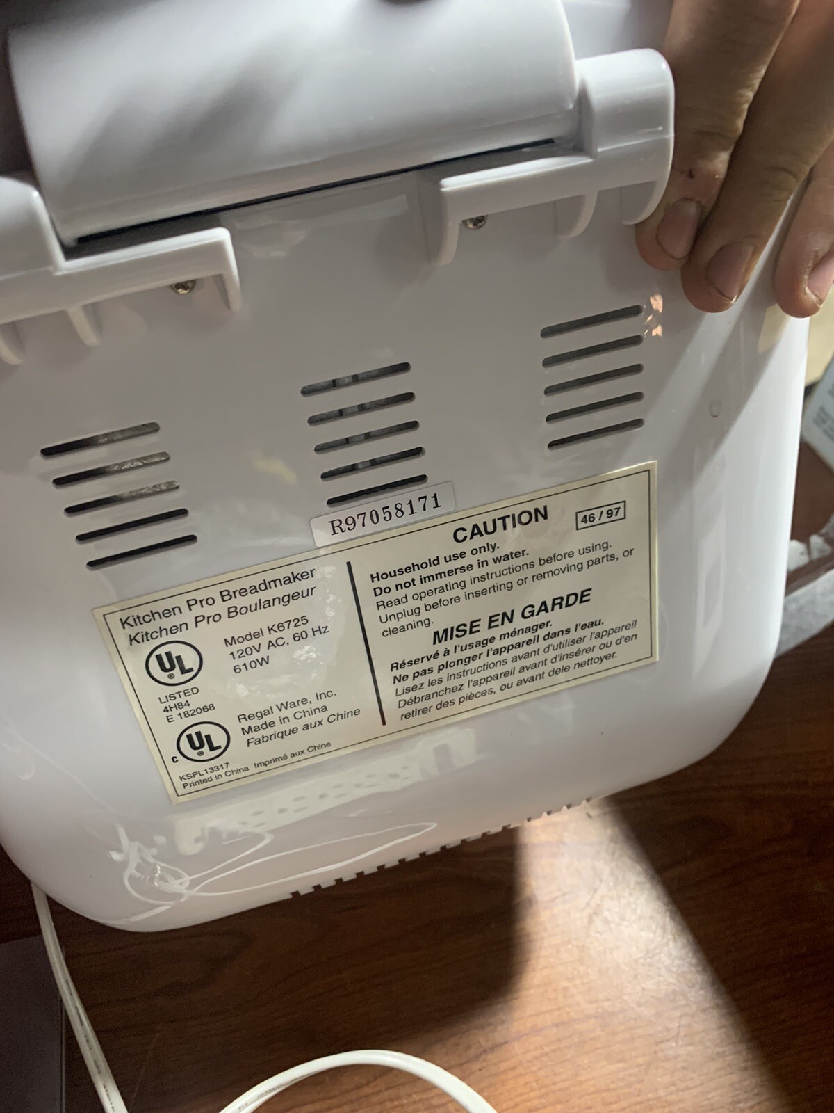 Regal Kitchen Pro Bread Maker Model 2 LB K6725 for sale online | eBay