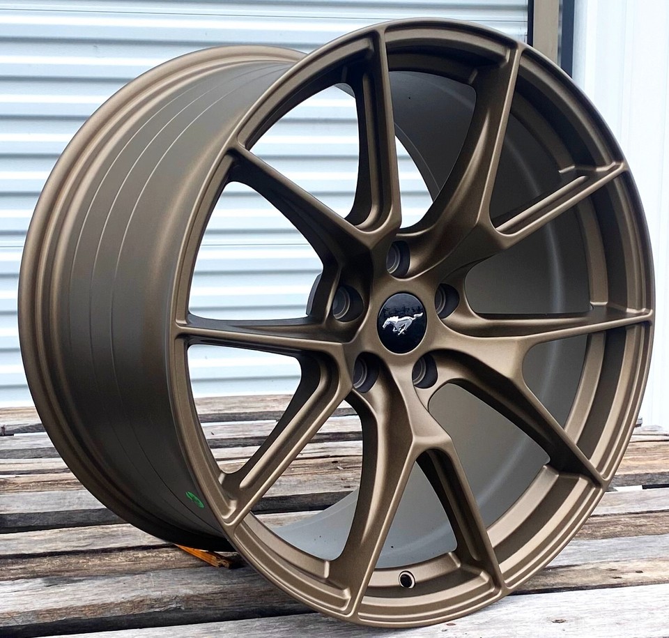 19 Inch Bronze Mustang Wheels 19x10 & 19x11 Flow/Rotary Formed 19" Rims ...