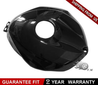 For YAMAHA YZF R6 2008-2016 Vivid Black Gas Fuel Tank Cover ABS ...