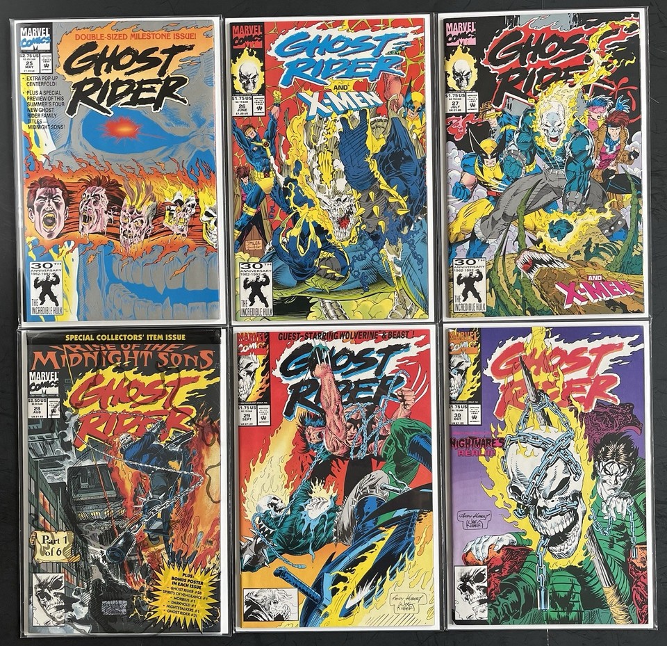 Ghost Rider (1990) NM #1 - 65 FULL RUN + Annual #1 Marvel Comics Danny ...