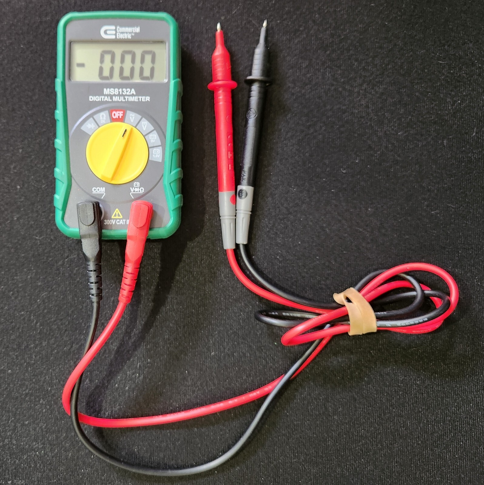 Commercial Electric MS8132A Digital Handheld Multimeter.