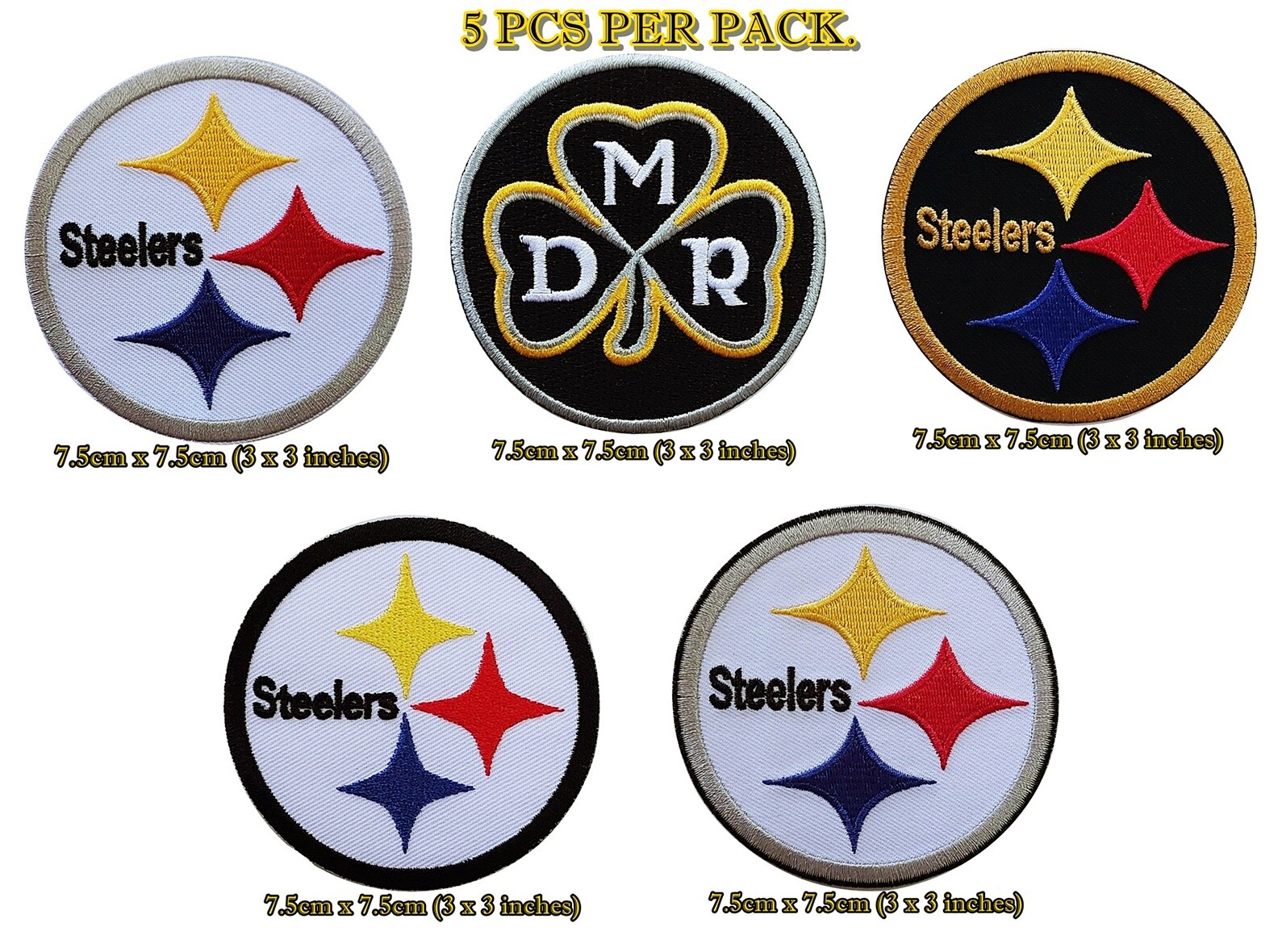 PITTBURGH STEELERS NFL Footballs Patches Embroidery iron, sewing(Select ...