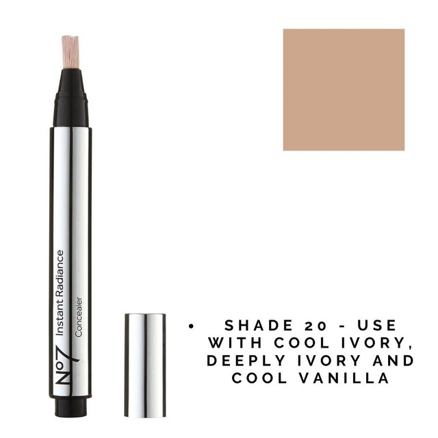 No7 Instant Radiance Under Eye Concealer 2.5ml 20 X3 for sale online | eBay