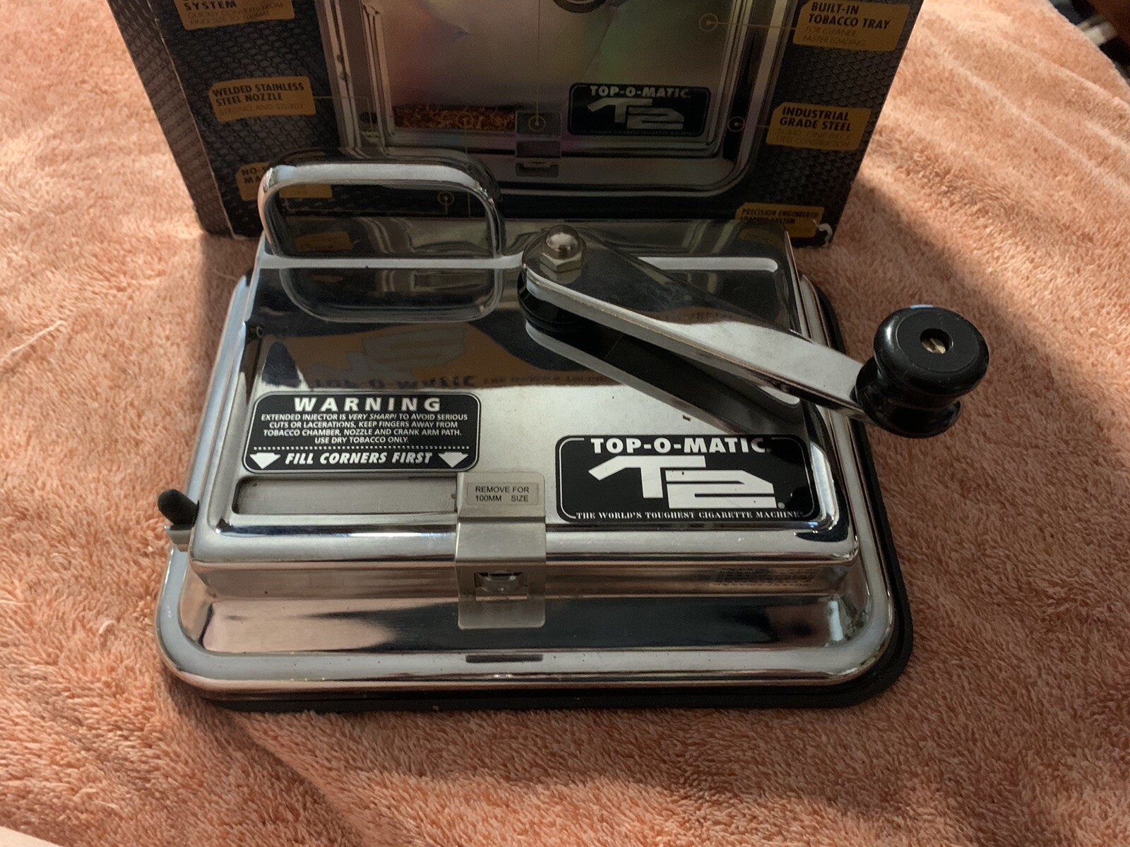 Top-O-Matic T2 Cigarette Rolling Machine 884216543588| eBay