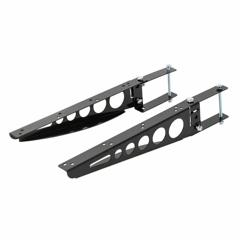 RV 4'' Square Rear Bumper Mounted Cargo Box Generator Tray Support Arms ...