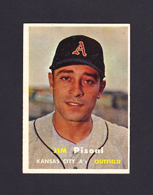 1957 Topps #402 Jim Pisoni [RC] [NM] | eBay