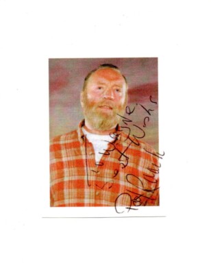 Pat Roach as Bomber in Auf Wiedersehen Pet Signed 3x3 Col Photo ...