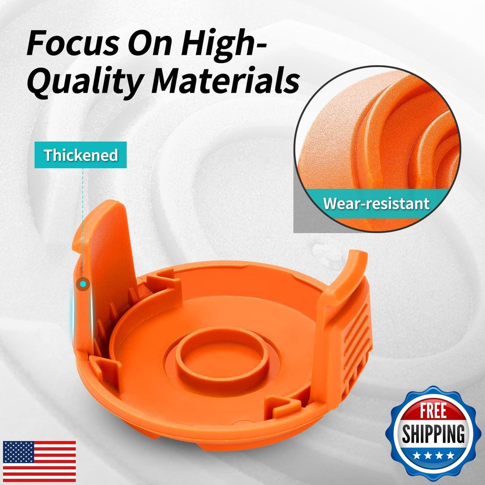 Spool Cap Cover for Worx,Trimmer Replacement Spool Cap Covers for Worx ...