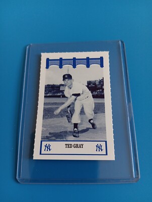 Ted Gray The Wiz Yankees Of The 50's - New York Baseball Card SGA AT&T ...