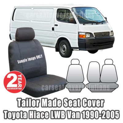 Tailor Made Seat Covers Fit TOYOTA HIACE LWB Van Outback Canvas 1990 ...