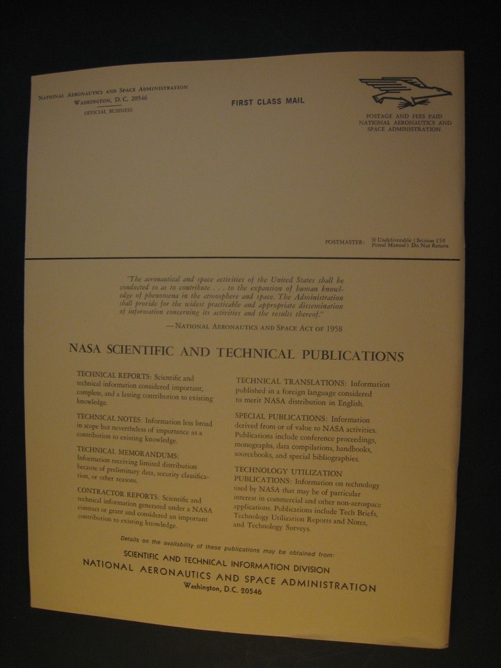 1969 NASA Technical Report , MARTIAN ATMOSPHE | eBay