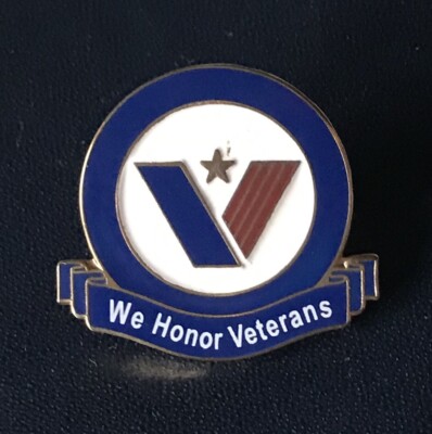 We Honor Veterans Red White and Blue Lapel Pin | eBay
