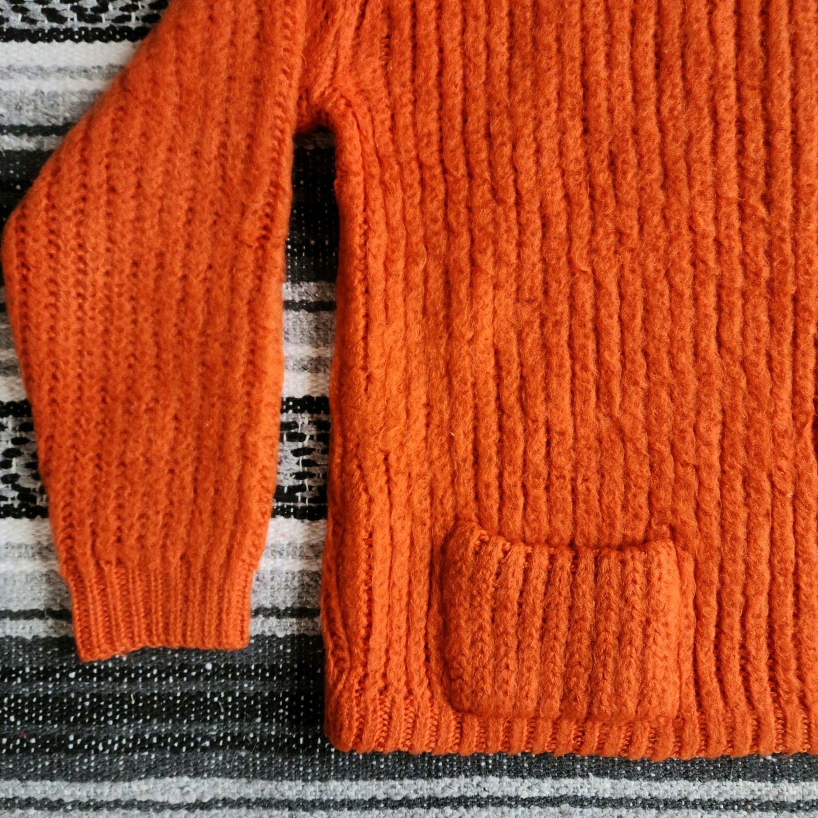 Vtg 60's 70's Cloud Mist Majestic Sz S Long Sleeve Acrylic Wool Sweater ...