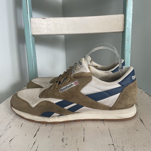 Reebok Classic Leather Brown Vector Navy Men's Size 11 1Y3501 Sneakers ...
