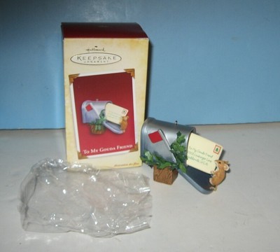 2005 Hallmark "To My Gouda Friend" Mouse Ornament | eBay