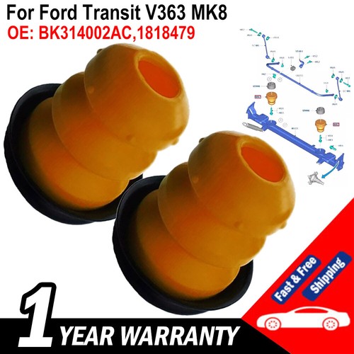 2x For Ford Transit V363 MK8 1818479 BK314002AC Rear Axle Suspension ...