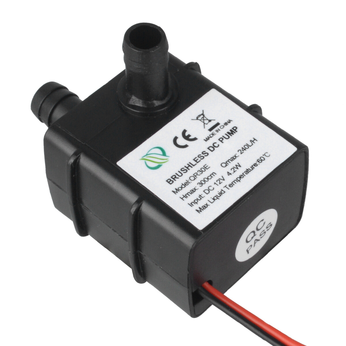 Mini Water Pump Quiet 240L/H USB Brushless Motor 12V Submersible Pool ...