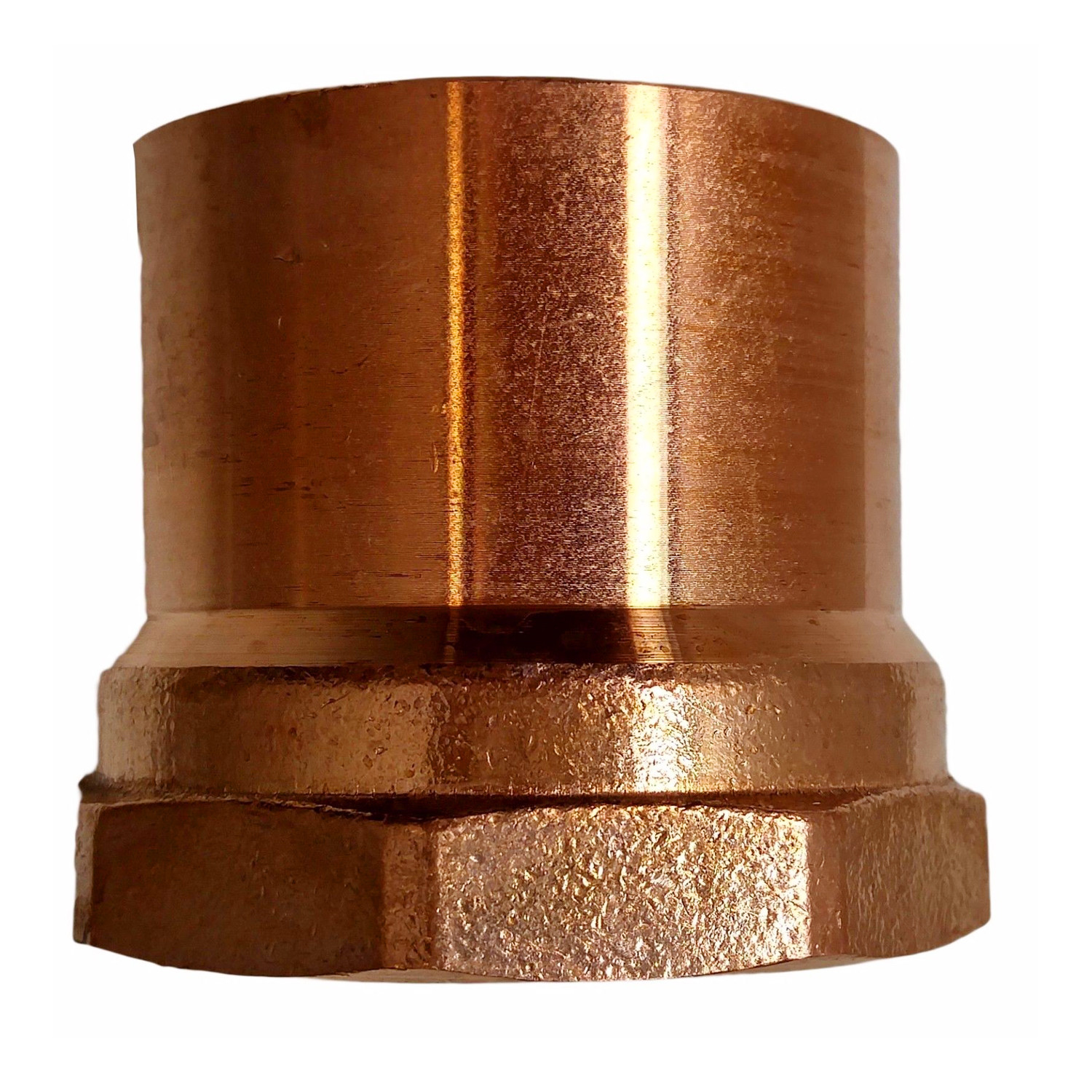 3/4" Threaded Female Adapter FIP x C (BAG OF 25) - COPPER PIPE FITTING ...