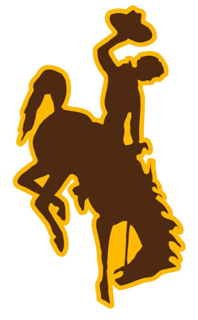 University Of Wyoming Cowboys Logo All Weather Vinyl Sticker/Decal | eBay