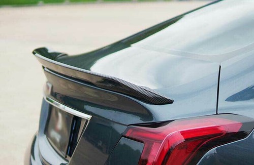 NEW@Carbon Fiber Rear Trunk Spoiler Wing For Cadillac CT5 CT5-V ...