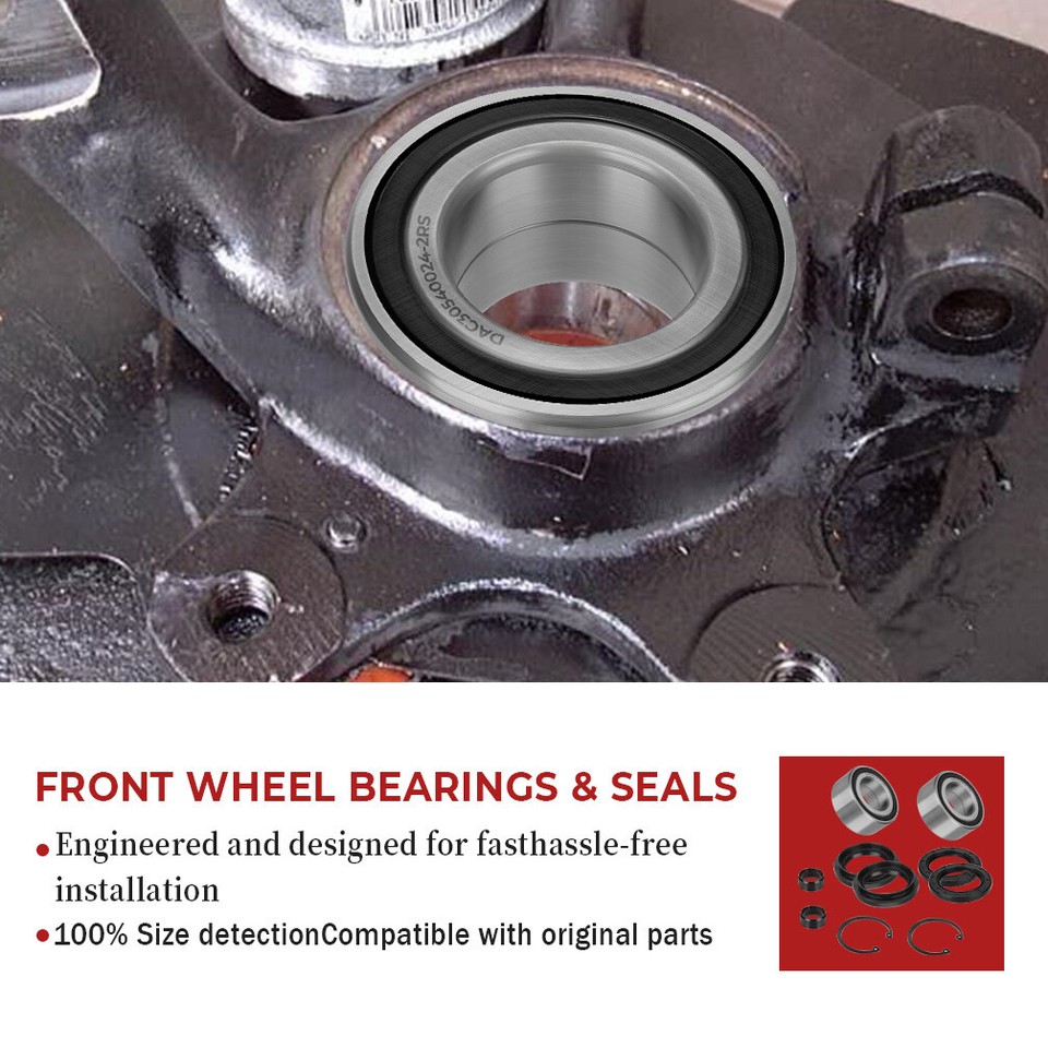 Front Wheel Bearings & Seals for Honda Foreman 450 TRX450 TRX450FE/FM ...