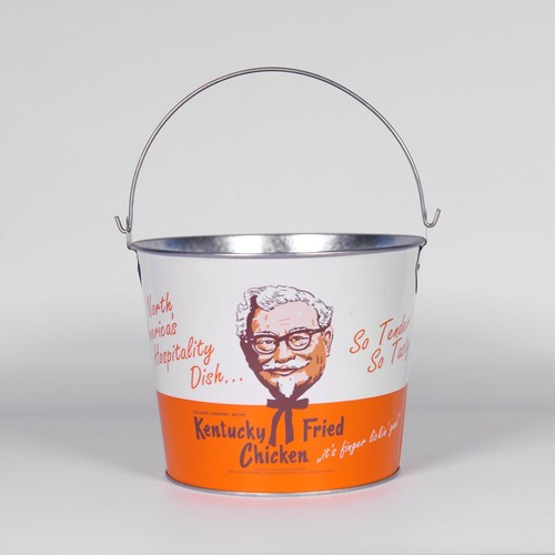 KFC BUCKET STEEL KENTUCKY FRIED CHICKEN VINTAGE RARE | eBay