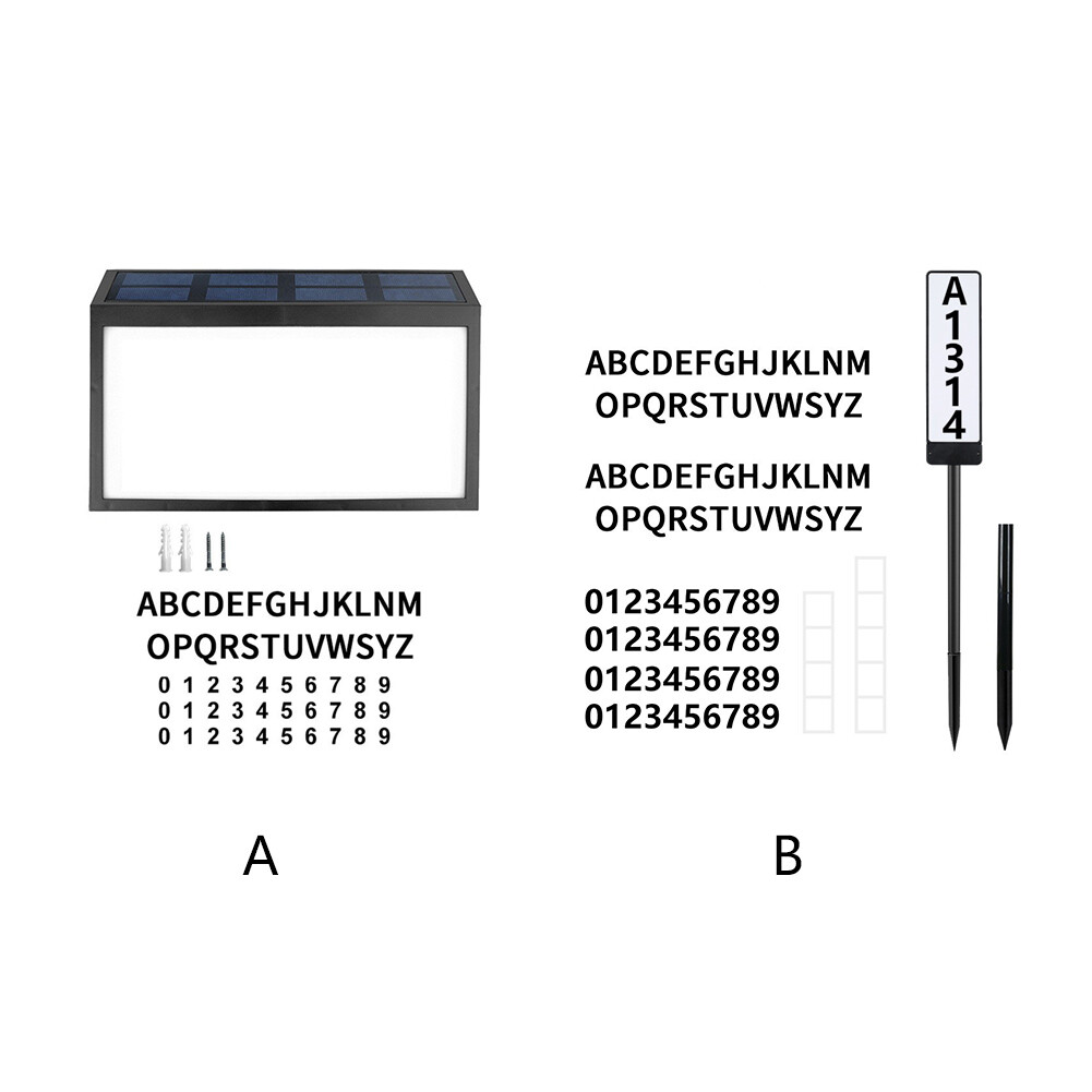 Outdoor Lighting Ground Mounted Sign